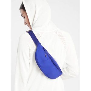 Athleta | Bags | Athleta Kinetic Waist Bag Merlin Blue Fanny Pack New ...